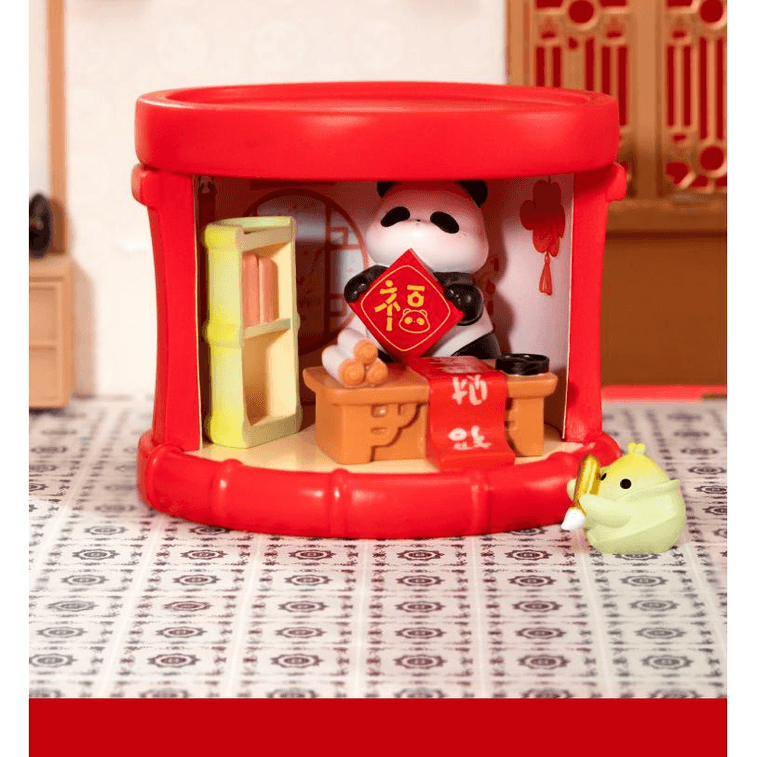 【中国直邮】 故宫淘宝 熊猫贴春联 6.3*7.5cm*1个 | 亚米