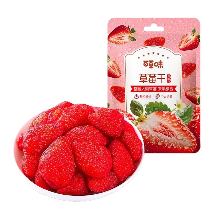 BE, CHEERY Dried strawberries 100g | Yami