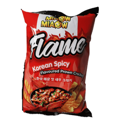 Korean Spicy Flavoured Cuttle Fish Cracker 50g | Yami