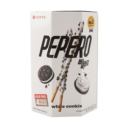 LOTTE Korea [Stray Kids Pick] PEPERO White Chocolate Biscuit Stick 4 ...