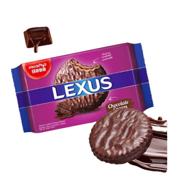 Chocolate flavored coated sandwich biscuits, snacks, snacks, 80g*1 bags ...