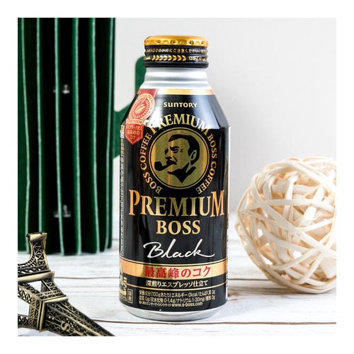 SUNTORY BOSS Premium Black Coffee 390ml - Yamibuy.com