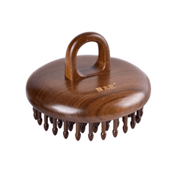 Round Shape Tooth-Inserted Handheld Scalp Massager 1 Count | Yami