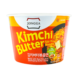 Jongga Stir Fried Kimchi Butter Ramen - with Gochujang Butter Sauce, 4 ...
