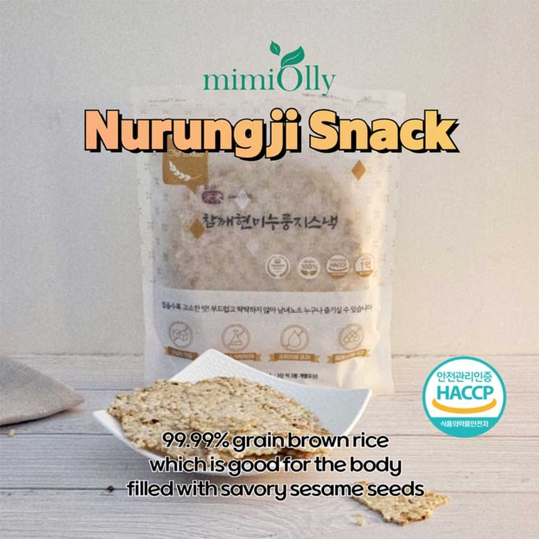 Mimiolly MIMI Crispy Korean-style Rice Nurunggi Crackers 150g | Yami