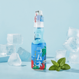 MIYAKO Ramune Soda - Blue Hawaii Flavor, 6.8fl oz | Yami