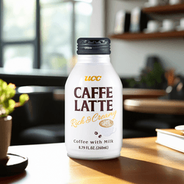 UCC Caffe Latte ,Rich & Creamy Coffee with Milk, 8.79 fl oz | Yami