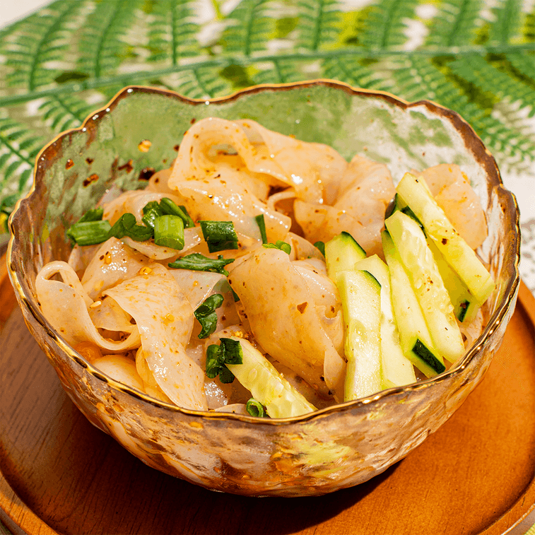 【低卡代餐面】锦囊袋 魔芋凉皮 酸辣味 278g【开袋即拌】 | 亚米