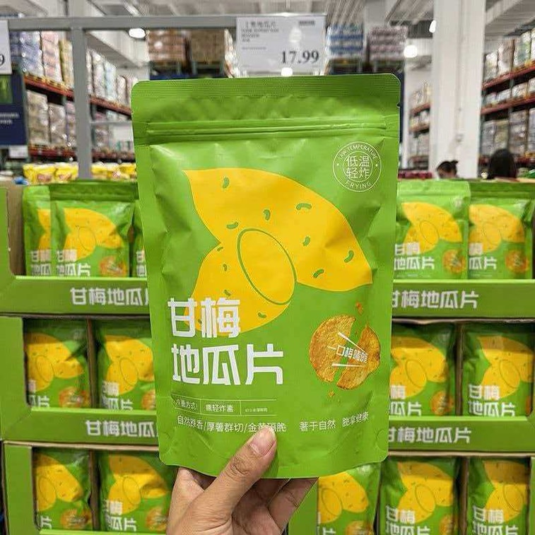 Original Cut Sweet and Sour Crispy Sweet Potato Chips 100g 1*Pack 4