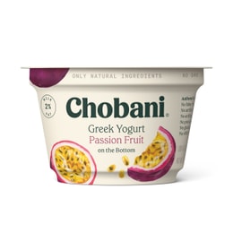 Chobani Non-Fat Greek Yogurt Passion Fruit on the Bottom 5.3oz | Yami