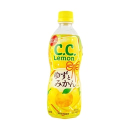 SUNTORY CC Lemon Yuzu & Mandarin Orange 16.91 fl oz | Yami