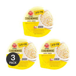 OTTOGI / OTOKI Delicious Cooked Brown Rice 210g *3【3 Packs ...