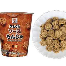 Japan 711 Convenience Store Sauce Flavored Spiral Crisp Cups 70g ...