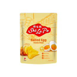 SHI LE PO Salted Egg Potato Chips, 2.82oz | Yami