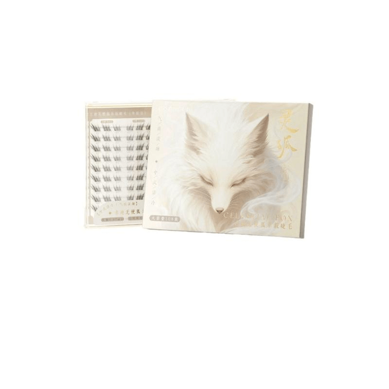 Short, Extremely Fine Linghu Glue False Eyelash Fox Style Slanting ...