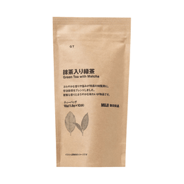 MUJI Green Tea with Matcha 18 g (1.8 g x 10 pcs) | Yami