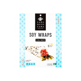 YAMAMOTOYAMA Assorted Color Soy Wraps - Original & Sesame, 0.74oz | Yami