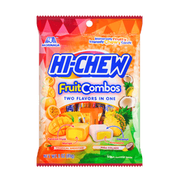 HI-CHEW Assorted Fruit Flavored Chewy Candy, Fruit Combos Mix, 3 oz | Yami