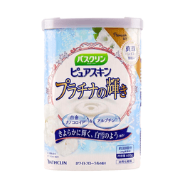 日本BATHCLIN巴斯克林 浴盐 泡澡SPA 入浴剂 600g 白金珍珠 | 亚米