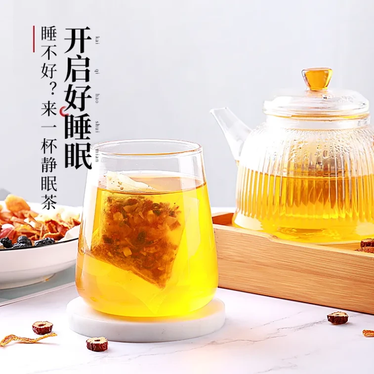 Poria & Jujube Kernel & Lily Herbal Tea 5g x 30 Bags – 12 Premium Herbs ...