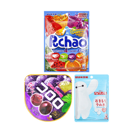 UHA悠哈 日本UHA悠哈 味覺糖 甜甜圈軟糖 QQ糖果 草莓口味 40g | 亞米