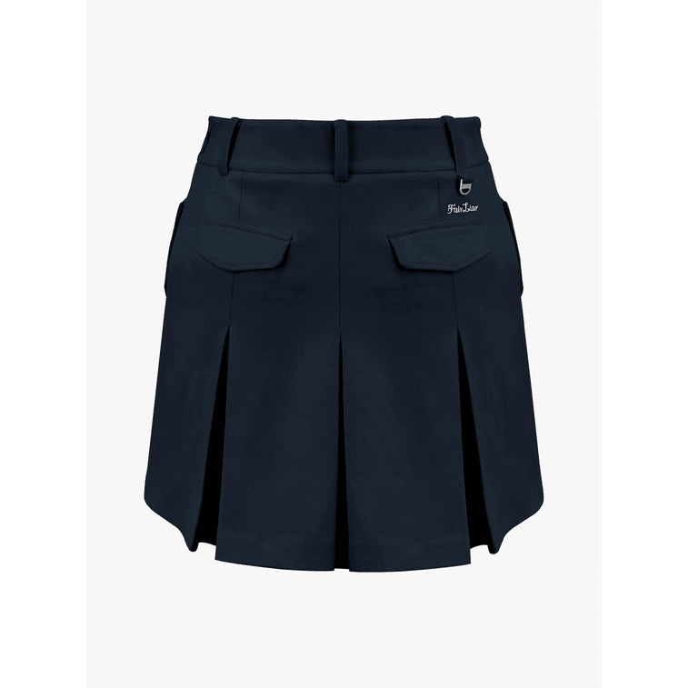 Heart Symbol Pocket Skirt-Navy Navy / S 2