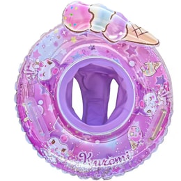 Sanrio Inflatable Pvc Swimming Ring For Kids Sequin Pedestal-Kuromi ...