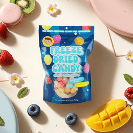 JOSH BOSH Freeze Dried Candy Puffs Assorted Fruits 3.5 oz | Yami