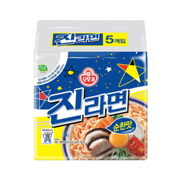 韩国OTTOGI不倒翁金拉面原味泡面120g x 5p | 亚米