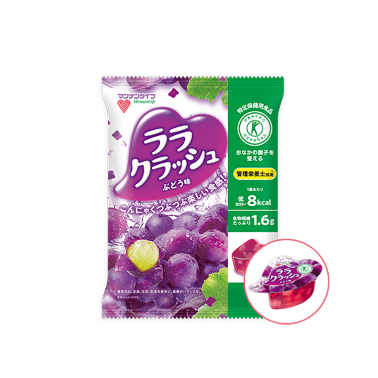 Konjac Jelly Grape Flavor 24g*8 Pieces 0