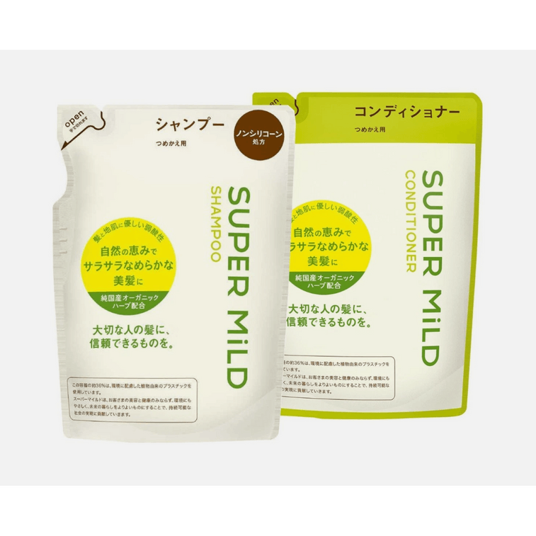 Super Mild Shampoo And Conditioner Set Refill 400ml x 2 0