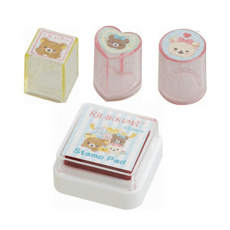 Rilakkuma Stamp Set with Ink Pad, Size S, 1 piece | Yami