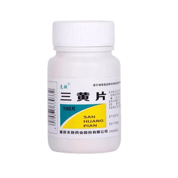 Sanhuang Tablets 100 Tablets For Clearing Heat Removing Toxins And ...