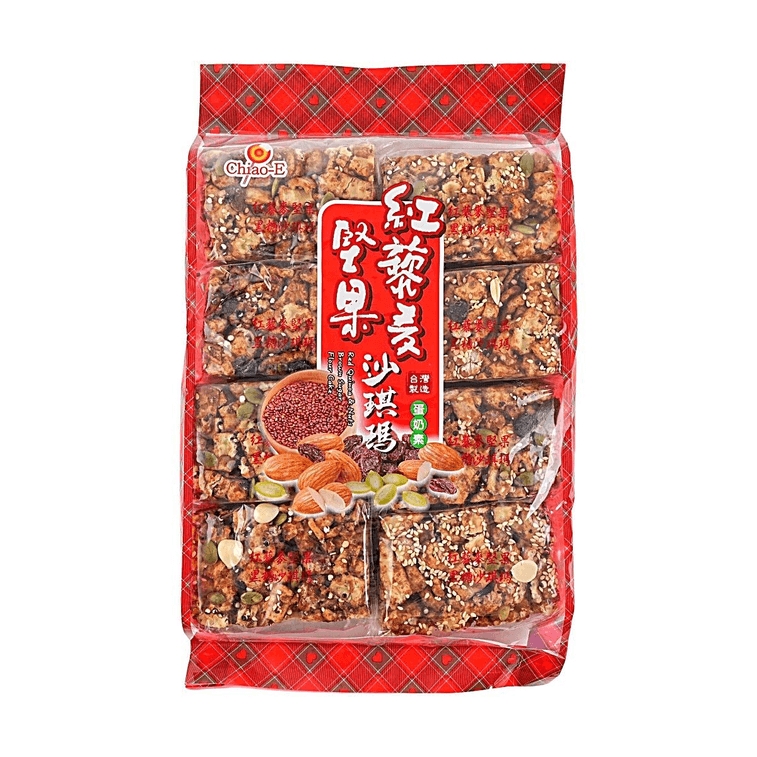 Red Quinoa Nut Brown Sugar Sachima, 11.29 oz【Superfood Grain Enriched】 0