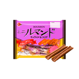 BOURBON Japanese Mini Rumando, Crispy Crepe Roll Cookies Covered In ...