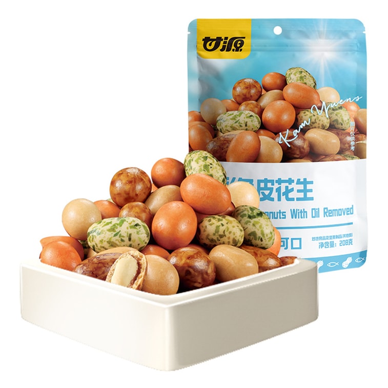 Colorful Fish Skin Peanut Cooked Peanuts Small Package With Wine Spiced ...