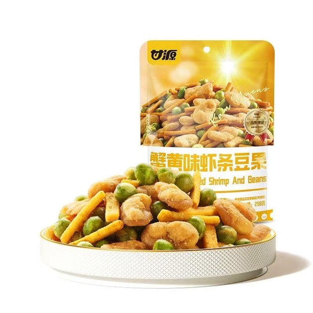 Gan Yuan Shrimp Sticks & Bean Mix Crab Roe Flavor 258g [Crispy in every ...