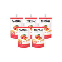 Tastelli 【Value Pack】Peach Drinkable Konjac Jelly - 5 Packs* 5.07fl oz ...