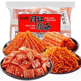 Bibi Zan Spicy Strips 1 bag 120g, spicy snacks, nostalgic childhood ...