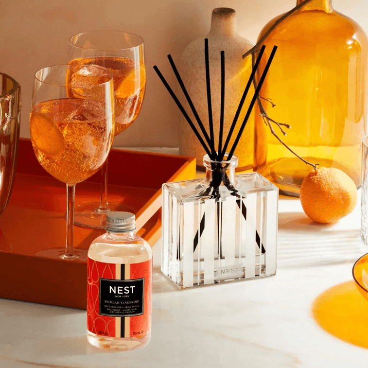 Sicilian Tangerine Reed Diffuser Liquid Refill 5.9 Oz 1