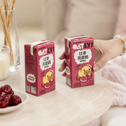 OATLY Oatly Red Date Oat Milk 6.76 fl oz * 3 packs【Winter Limited ...
