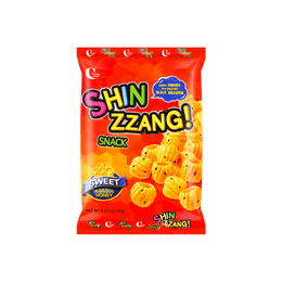 CROWN Shin Zzang Honey and Black Sesame Snack 120g | Yami