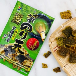 YAMAEI Seaweed Tempura Matcha Flavor 1.05 oz | Yami