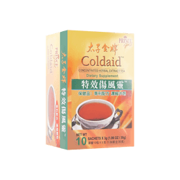 PRINCE OF PEACE PRINCE Coldaid -- Oral Pain Reliever 10Tea Bags | Yami