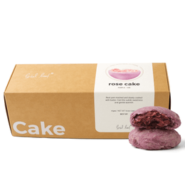 Handmade Real Flower Cake Mooncake Purple Yam Rose Flavor 1.9oz x 8pcs ...