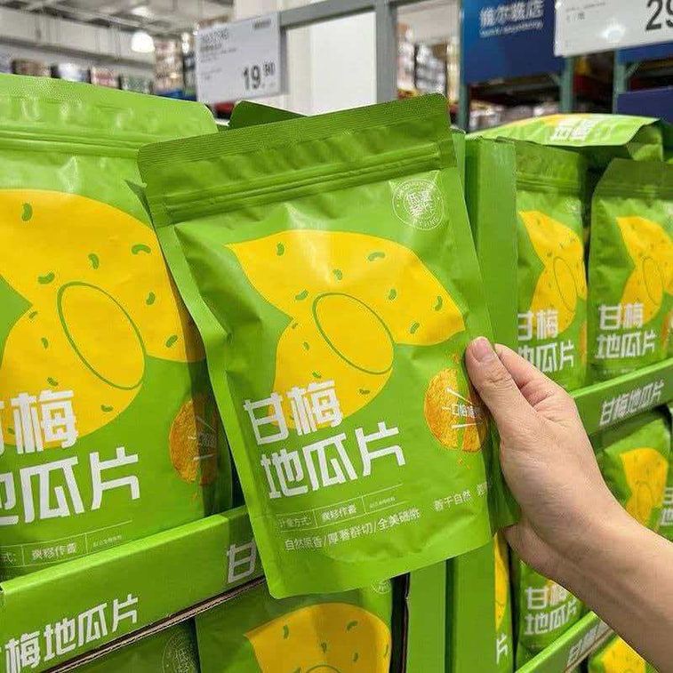 Original Cut Sweet and Sour Crispy Sweet Potato Chips 100g 1*Pack 3