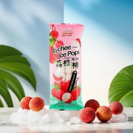 JINGJING Ice Pops Lychee Flavor 24 oz | Yami