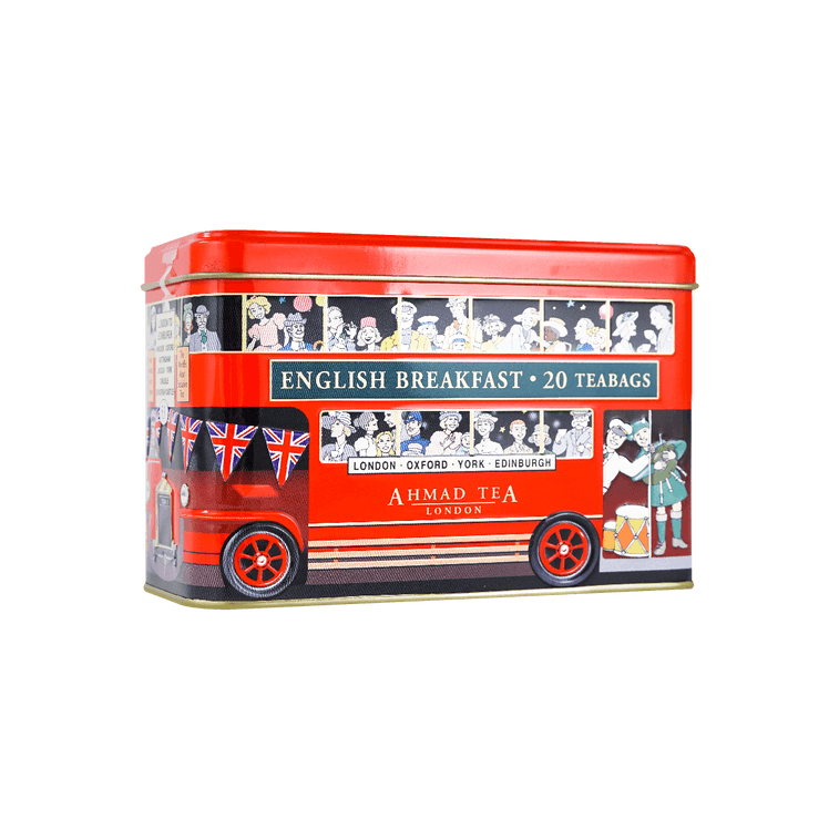 AHMAD TEA Ahmad Tea the Perfect Everyday Gift London Bus Caddies | Yami