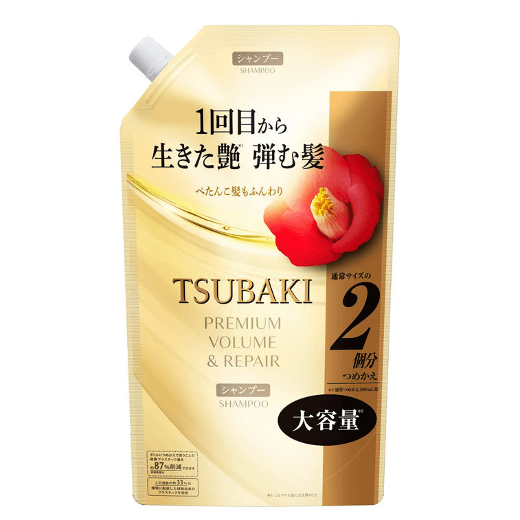 Tsubaki Premium Volume & Repair Shampoo Refill 600ml 0