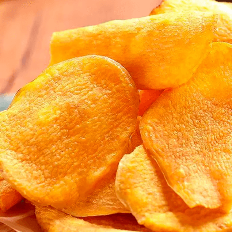 Thin Crispy Sweet Potato Chips Original Cut Farm Handmade Leisure Snack ...